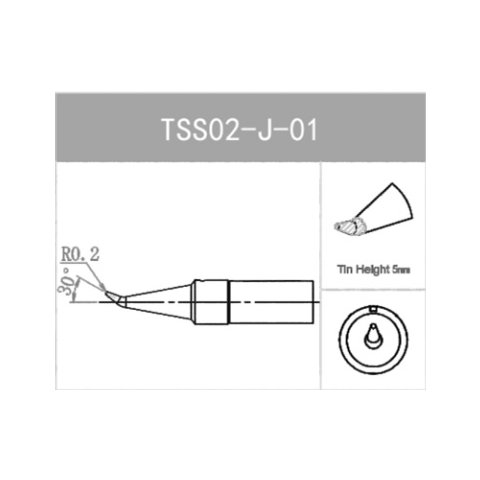 Soldering Tip Quick TSS02-J-01 - ToolBoom